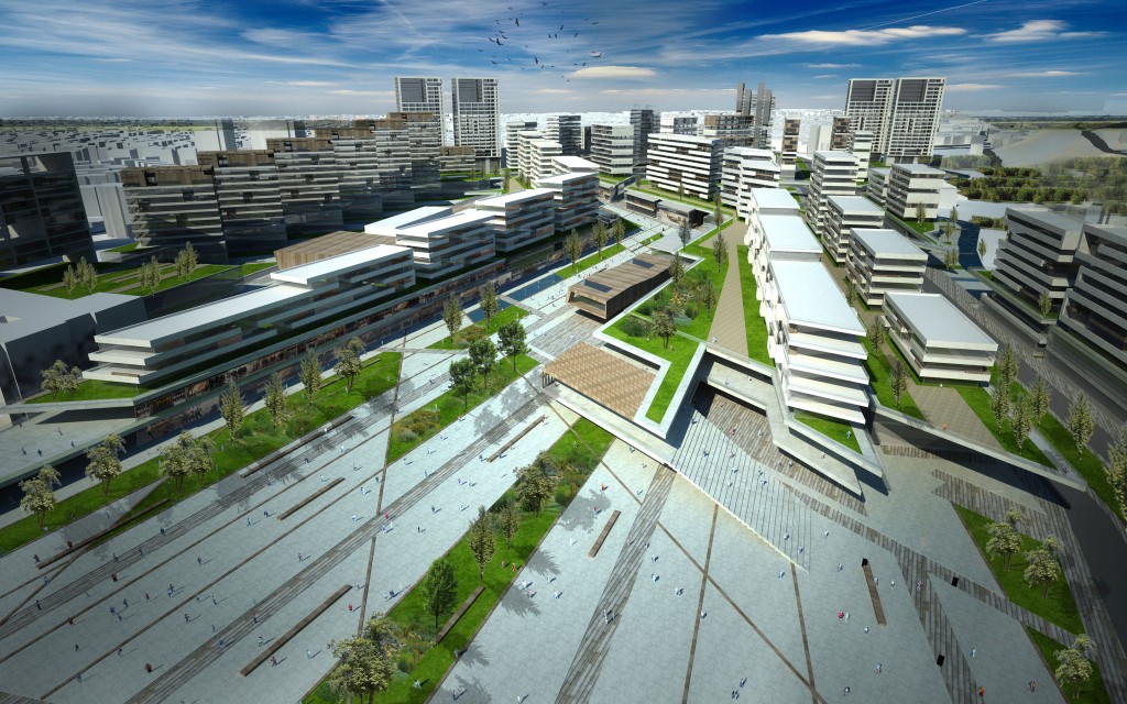 Urban Industrial Area Design Stalen Meubels Combineren Met